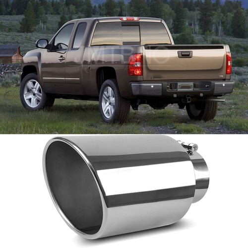 For Chevy Silverado 1500 2500 3500 5" Inlet 8" Outlet 15" Long Exhaust ...