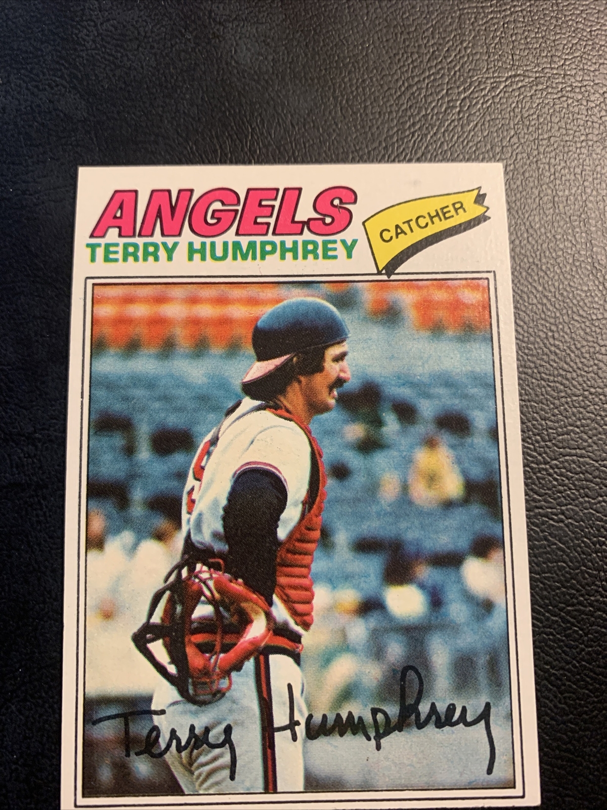 # 369 Terry Humphrey California angels,, 1977 topps Baseball Card Cb5 ...