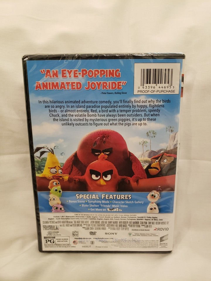 The Angry Birds Movie DVD 2016 NEW 43396446953 | eBay