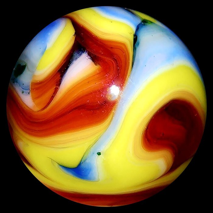 Jabo Hillbilly Magic "SUPERMAN" Mint Marble 3/4" - sh | eBay