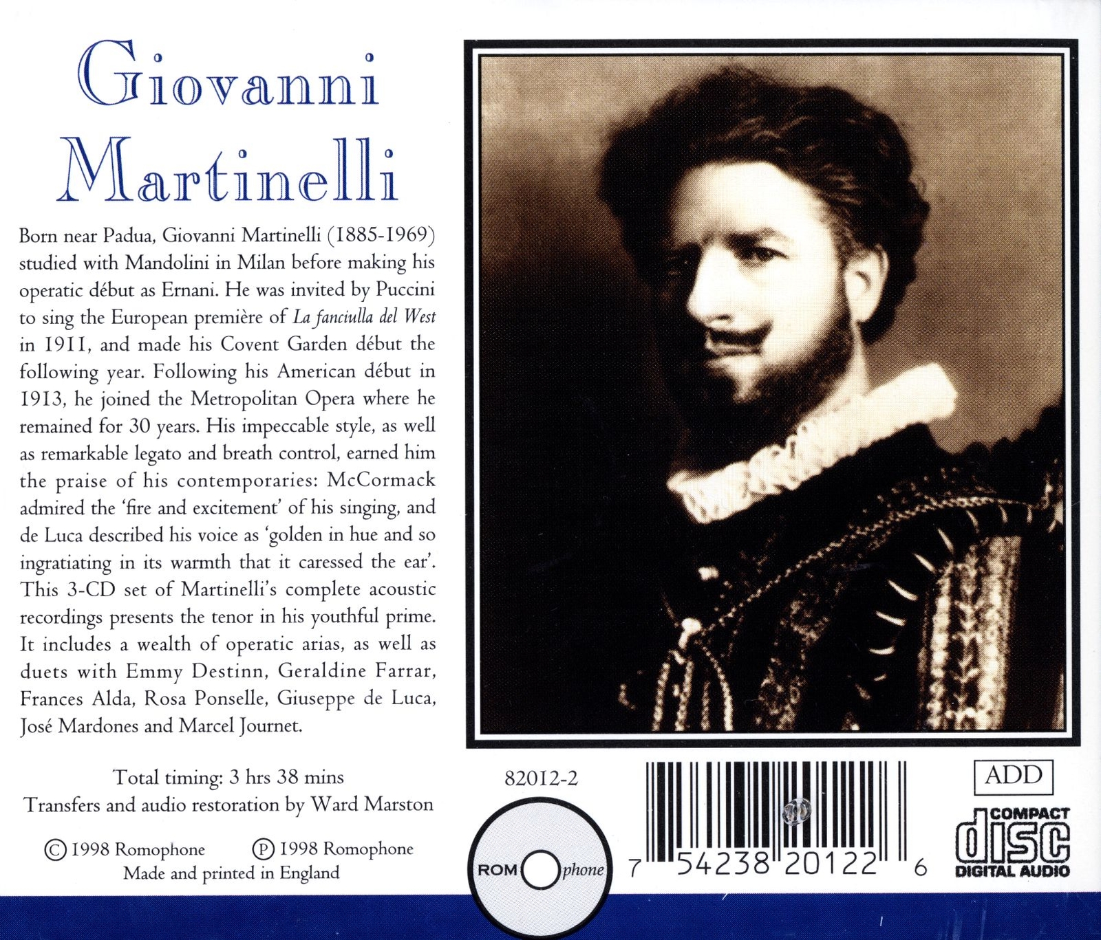 Giovanni+Martinelli%3A+The+Complete+Acoustic+Recordings+%281912-1924%29 ...
