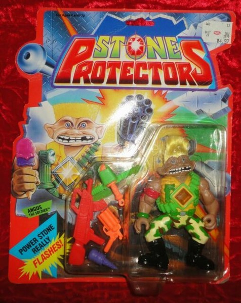 Stone Protectors Angus The Soldier 5" Figure Ace Novelty 76014 1992 for ...
