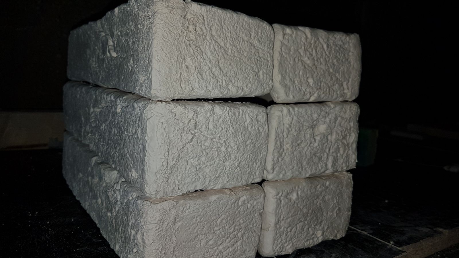 Decorative Bricks Slips Set Of 4 Polyurethane 3D Moulds Old Town ...