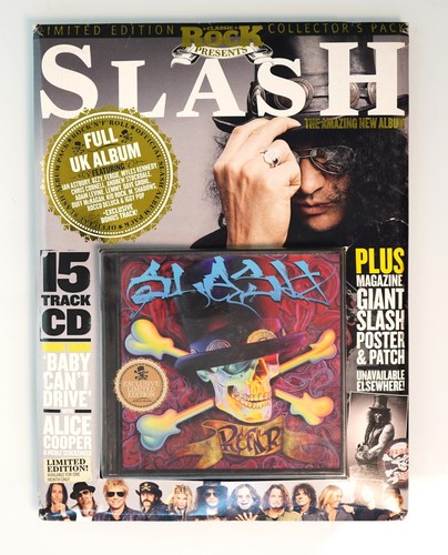 SLASH R&FN'R Limited Edition CD Fan Pack Magazine Poster Patch included ...