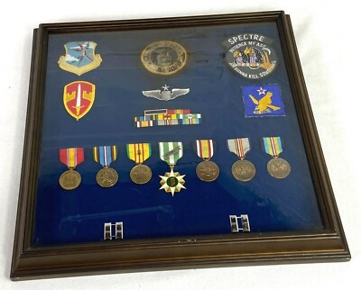 Vintage Vietnam Veteran US Air Force Officers Shadow Box | eBay