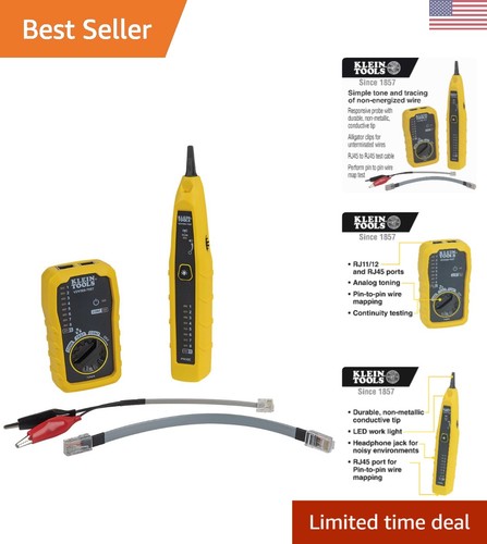 Multi-Use Tone Generator & Probe Kit for Efficient Ethernet & Telephone ...