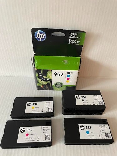 HP 952 Ink Cartridge 4 pack Black, Yellow, Cyan & Magenta | eBay