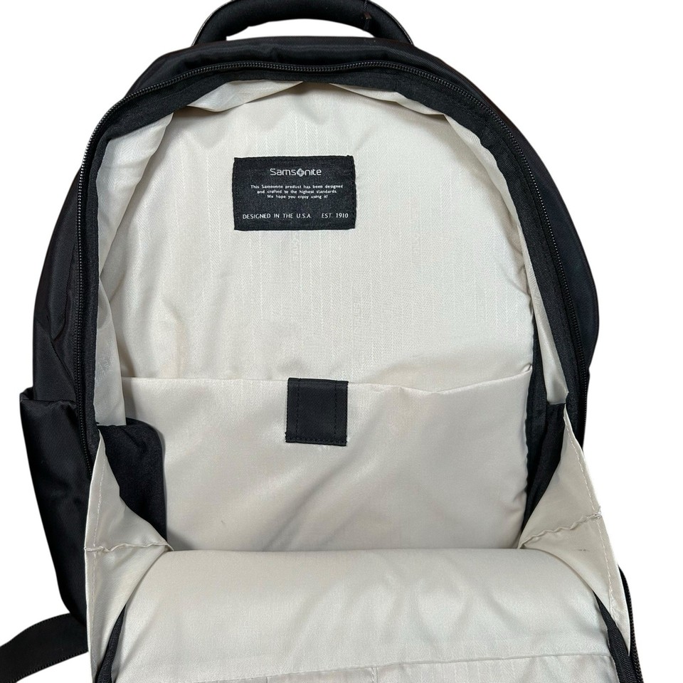 Samsonite Executive Computer Backpack 15” Laptop Black Trolley Strap ...