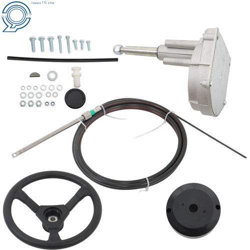 SS13217 17Ft Boat Rotary Steering System Outboard Kit Marine Cable 17 ...