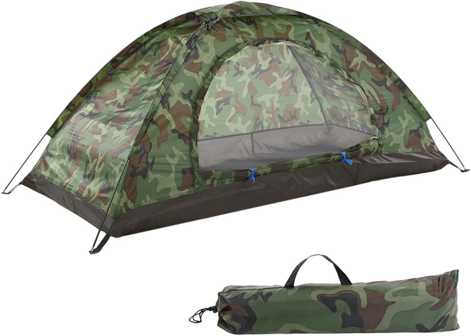 1 Person Pop Up Camouflage Tent Foldable Lightweight Breathable ...