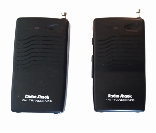 Set of 2 Radio Shack Walkie Talkie Fm Transceivers Tested Works TRC-509 ...