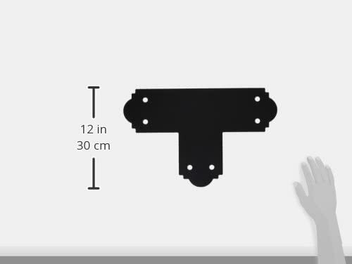 Simpson Strong-Tie APT6 6X6 T Strap, ZMAX, Black Powder-Coated Outdoor ...