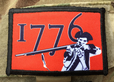 Patriot 1776 Morale Patch Tactical Military USA Hook Badge Army Flag | eBay