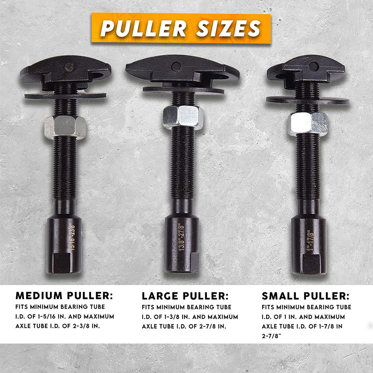 Rear Axle Bearing Puller Set, 42% OFF