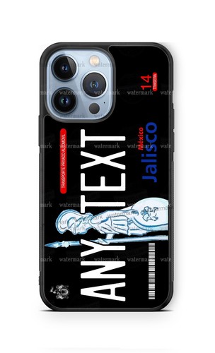 Custom Jalisco Mexico 2011 black License Plate Phone Case fits IPHONE ...