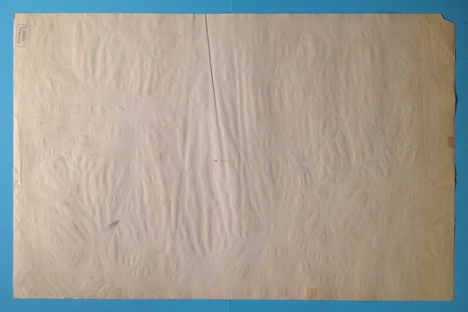 Jacques CHEVALIER (1924-1999) Grande Gouache IV 1960 Abstrait 65x100cm ...