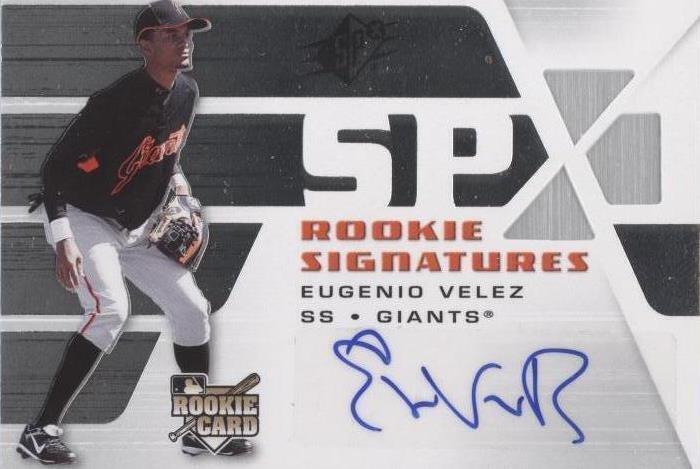 2008 SPx - Rookie Signatures Eugenio Velez #136 Silver (AU, RC) for ...