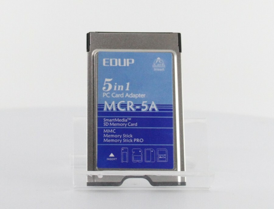 EDUP MCR-5A PCMCIA 5-in-1 Card Reader for Laptop/Notebook (SD/SM/MMC/MS ...