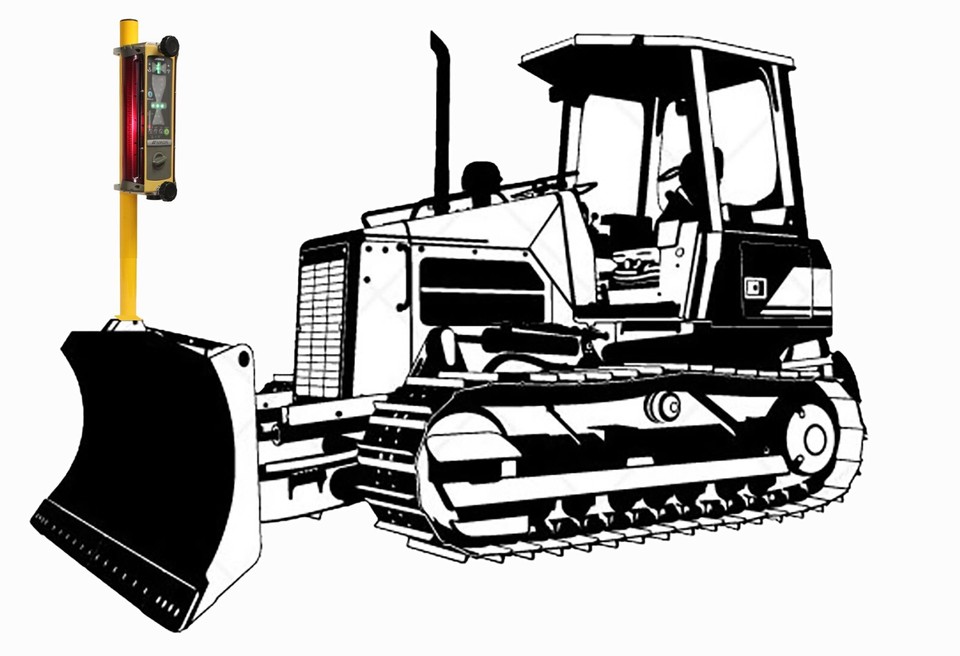 TOPCON LS-B200 MACHINE CONTROL LASER LEVEL RECEIVER,BACKHOE,SKID STEER ...