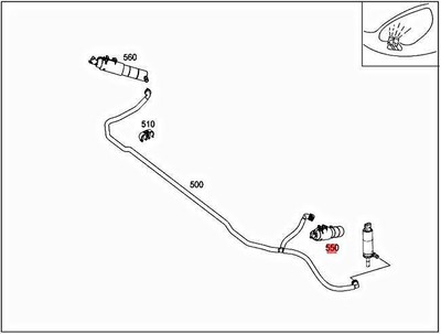 Genuine MERCEDES R172 SLC R172 SLK Telescopic nozzle 1728600147 | eBay