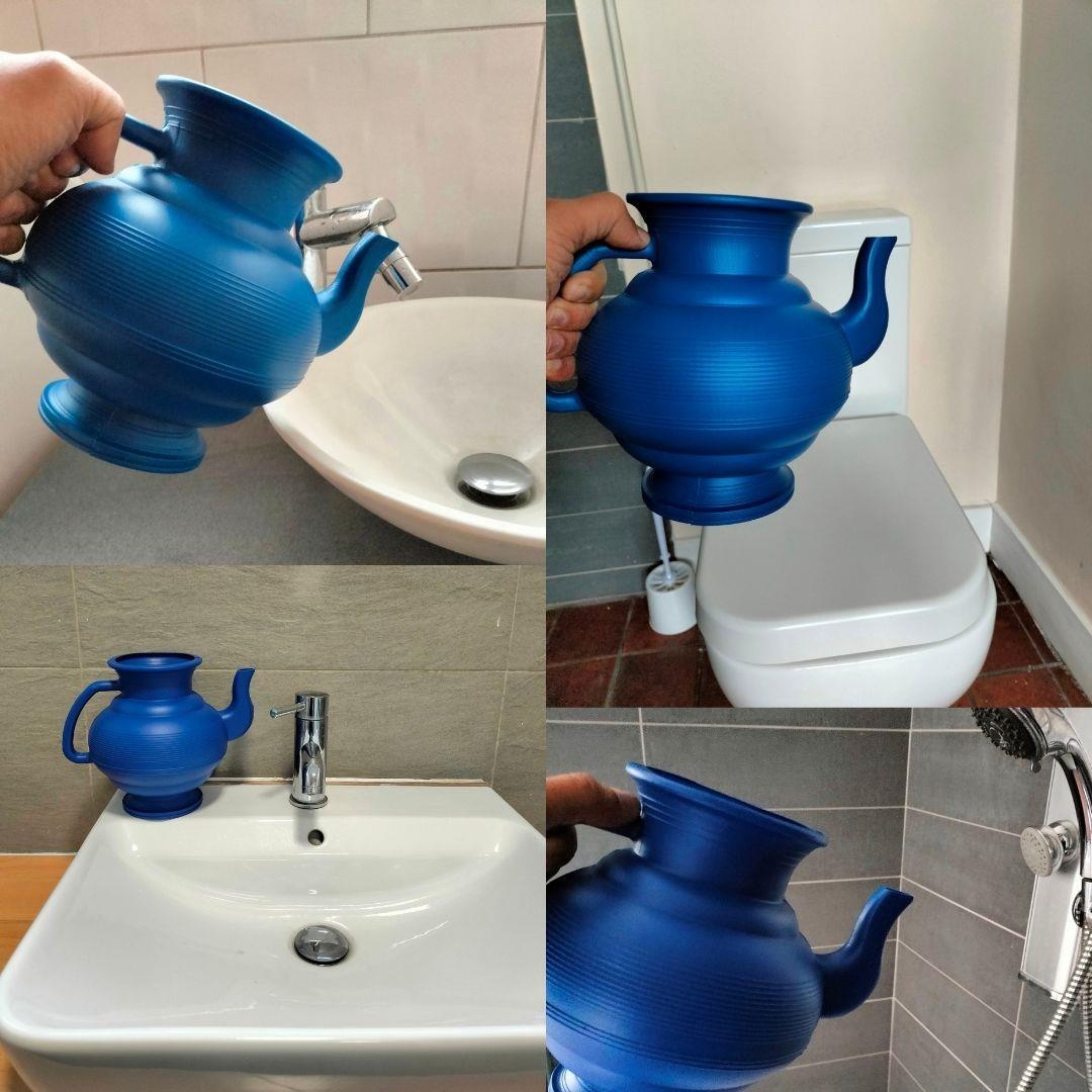 Blue Plastic Jug Lota Toilet Wash Bodna Bathroom Karwa Wudu Wudhu Badna ...
