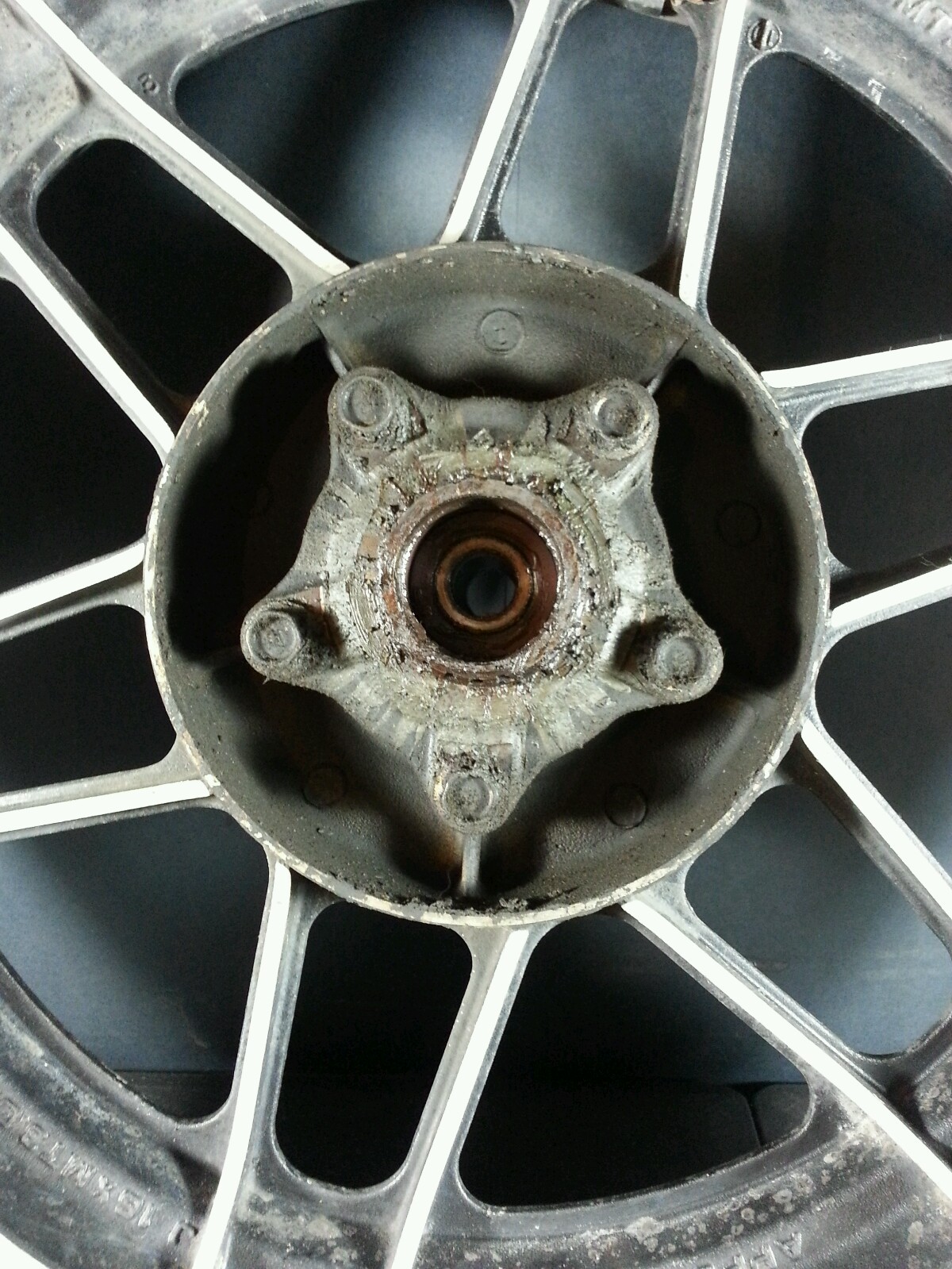 1985 85 HONDA CB650 REAR BACK WHEEL RIM hub tire cb 650 drum | eBay