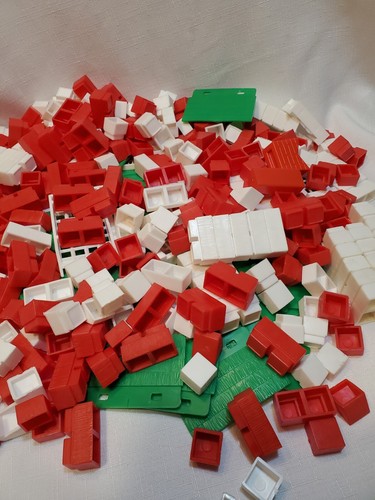 Vtg Slinky Brickyard Supply Building 369 Interlocking Blocks Door ...