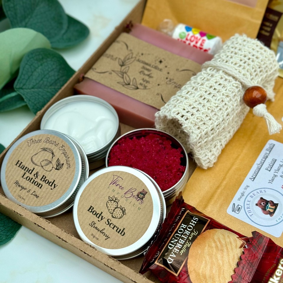 Personalised Self Care Pamper Hamper Box For Her Birthday Present Gift ...