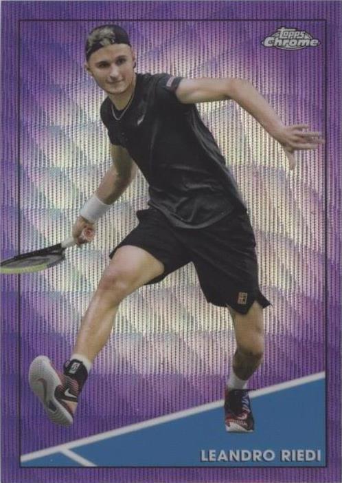 2021 Topps Chrome - Leandro Riedi #82 Purple Wave Refractor /199 (RC ...