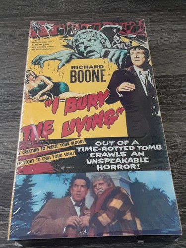 I Bury The Living 1958 Horror Movie VHS 1990 Good Times Home Video b16 ...