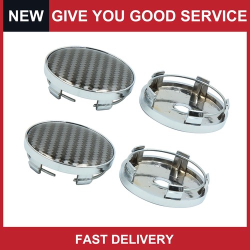 Universal 60mm 5 Clip Wheel Tyre Center Hub Caps Cover Plastic Pack of ...