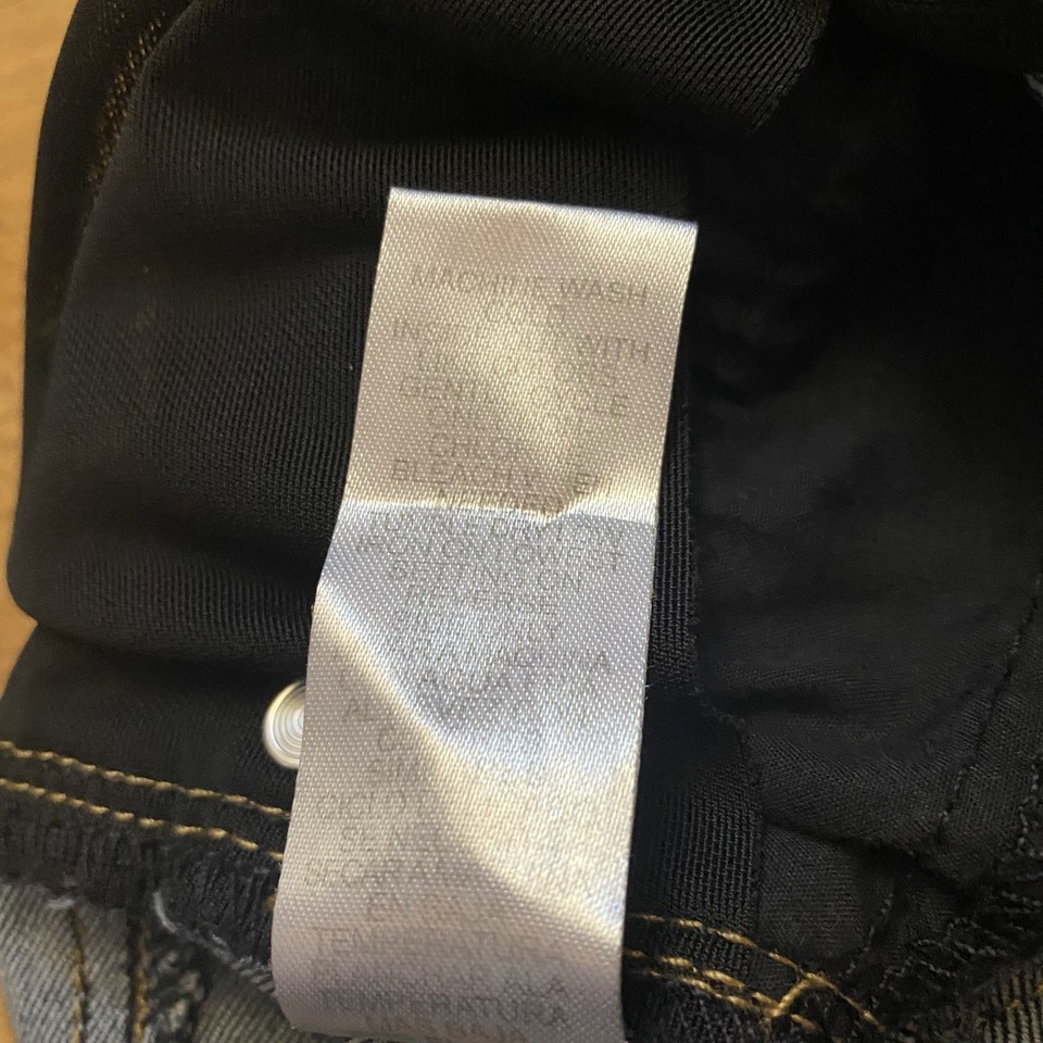 Democracy 10 Ab Technology Blue Jeans Skinny Dark Wash Slimming Stretch ...