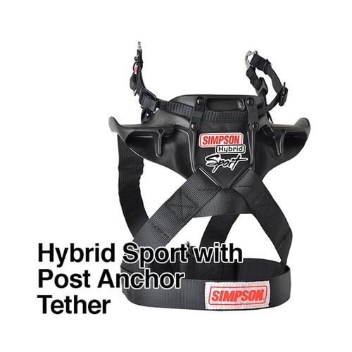 Simpson Racing HSPA Helmet Tether Set - Post Clips - Hybrid Sport ...