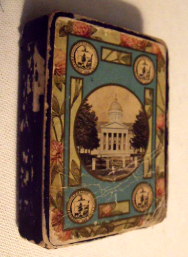 VERMONT Souvenir Playing Cards CHISHOLM BROS c1900 Full Deck 52 plus ...