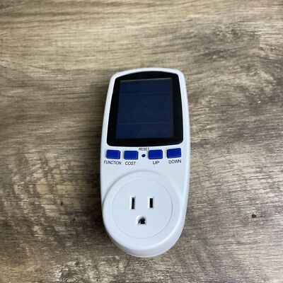 PM01-US Power Meter 1800W 15A Max Load Digital Display Current Voltage ...