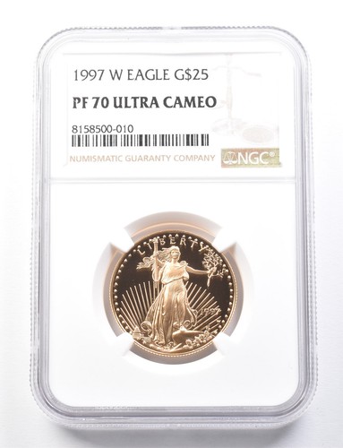1997-W $25 American Gold Eagle 1/2 Oz Gold PF70 UCAM NGC *4173 | eBay