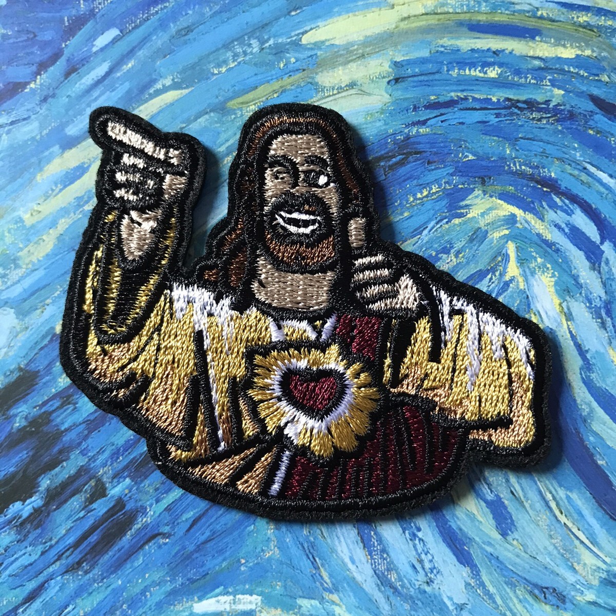 Jesus Winking And Pointing