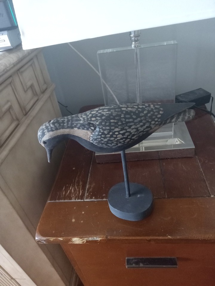 AWESOME FOLK ART VIRGINIA DECOY Grayson chesser shorebird | eBay