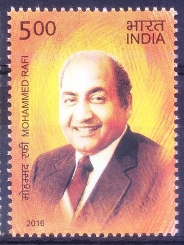 India 2016 MNH, Mohammed Rafi playback singer sang more than 26,000 ...