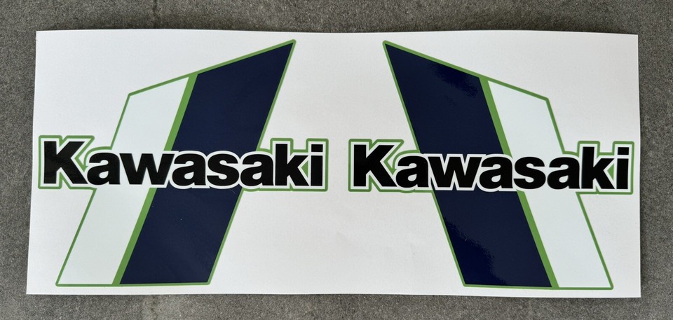 kawasaki 1980 KX125 Reproduction Decal Set / Sticker Kit / Graphics Kit ...