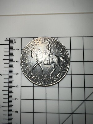 1977 COMORATIVE ELIZABETH II SILVER JUBILEE COIN - DG REG FD | eBay