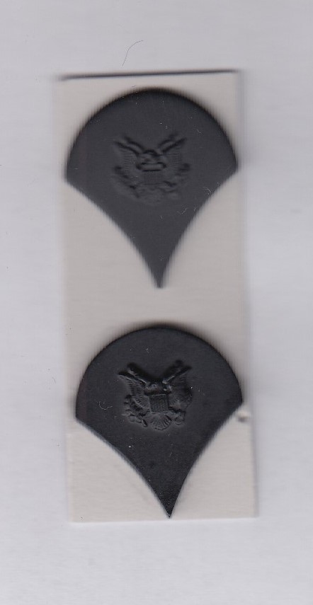 US Army Enlisted E-4 Specialist Fourth Class SPC rank duty badge set c ...