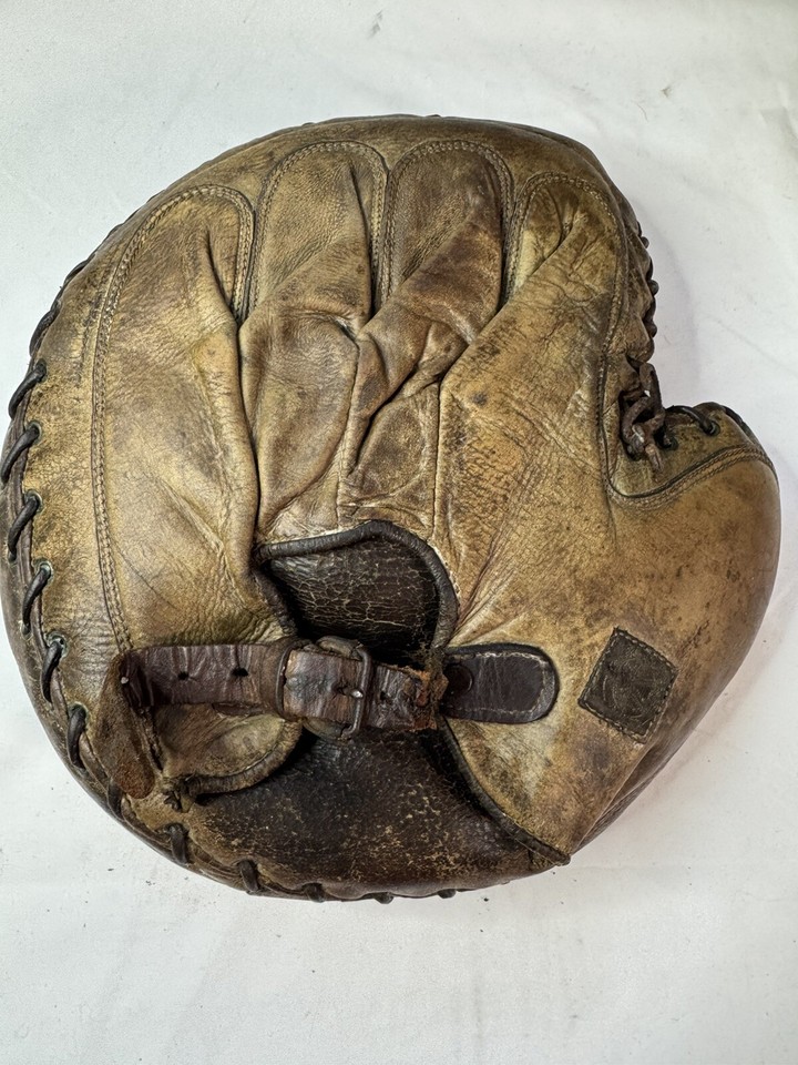 1900 Spalding Crescent Pad Catchers Mitt Baseball Glove | eBay