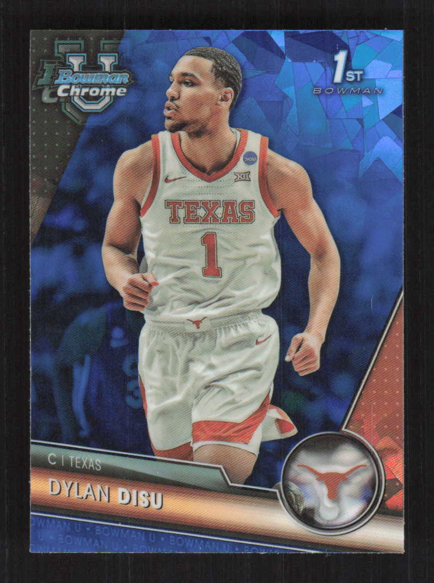 Dylan Disu 2023-24 Bowman University Chrome Sapphire Texas Longhorns ...