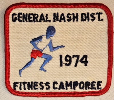 Vintage 1974 General Nash District Fitness Camporee Boy Scouts Patch | eBay