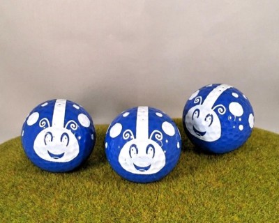 Blue Lady Bug golf ball 3pk Golfball Critters NOVELTY GOLF BALLS insect ...
