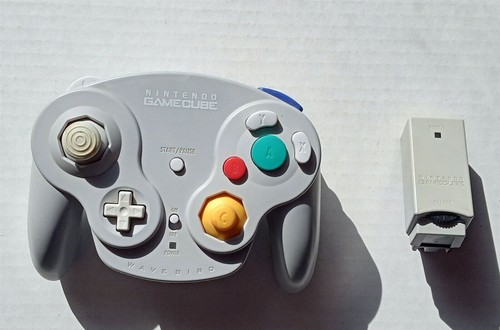 Nintendo Gamecube - Gray Wavebird Wireless Controller With Receiver | eBay