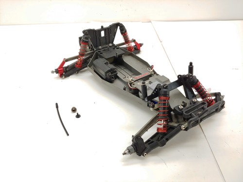 Traxxas Rustler 2wd 1/10 Stadium Truck Roller Slider Chassis w/ Servo ...