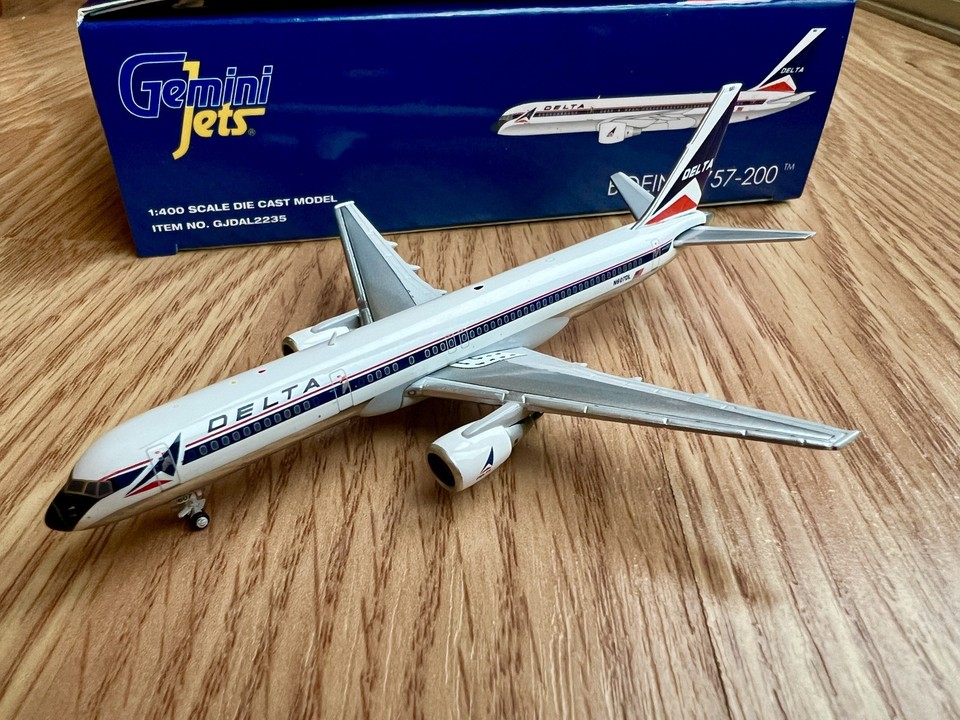 Gemini Jets 1/400 Delta Airlines Boeing 757-200 Widget Livery N607DL | eBay