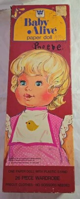1975 GENERAL MILLS WHITMAN "BABY ALIVE" Paper Doll | eBay